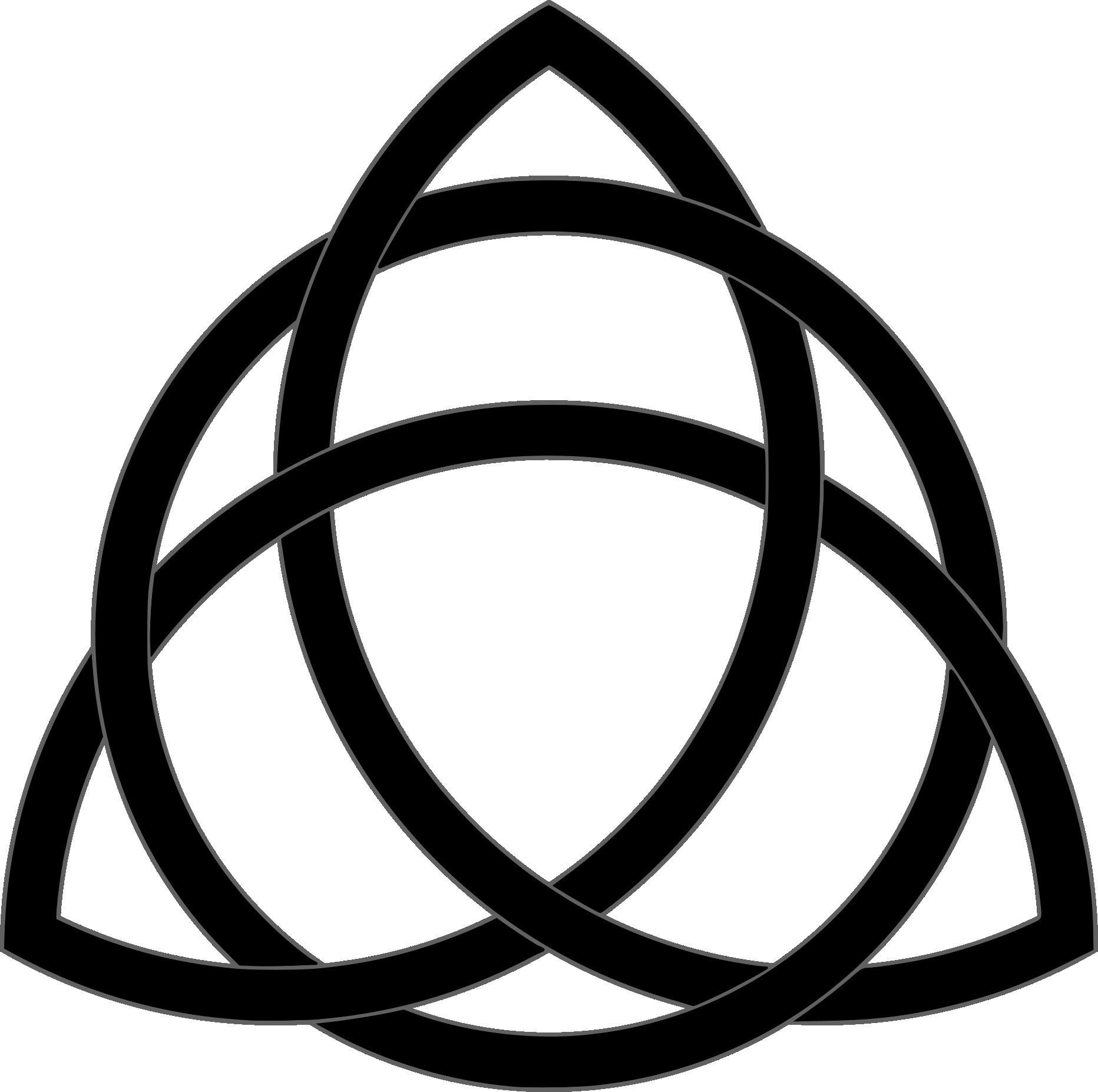 Triquetra Symbol Triple Knot Celtic Knot Trinity Three Corner Trifecta ...