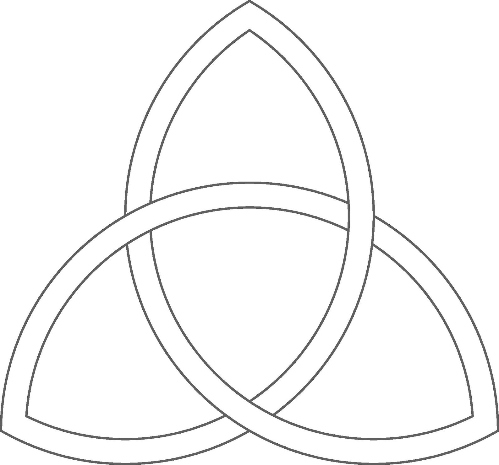 Triquetra Symbol Triple Knot Celtic Knot Trinity Three Corner Trifecta ...