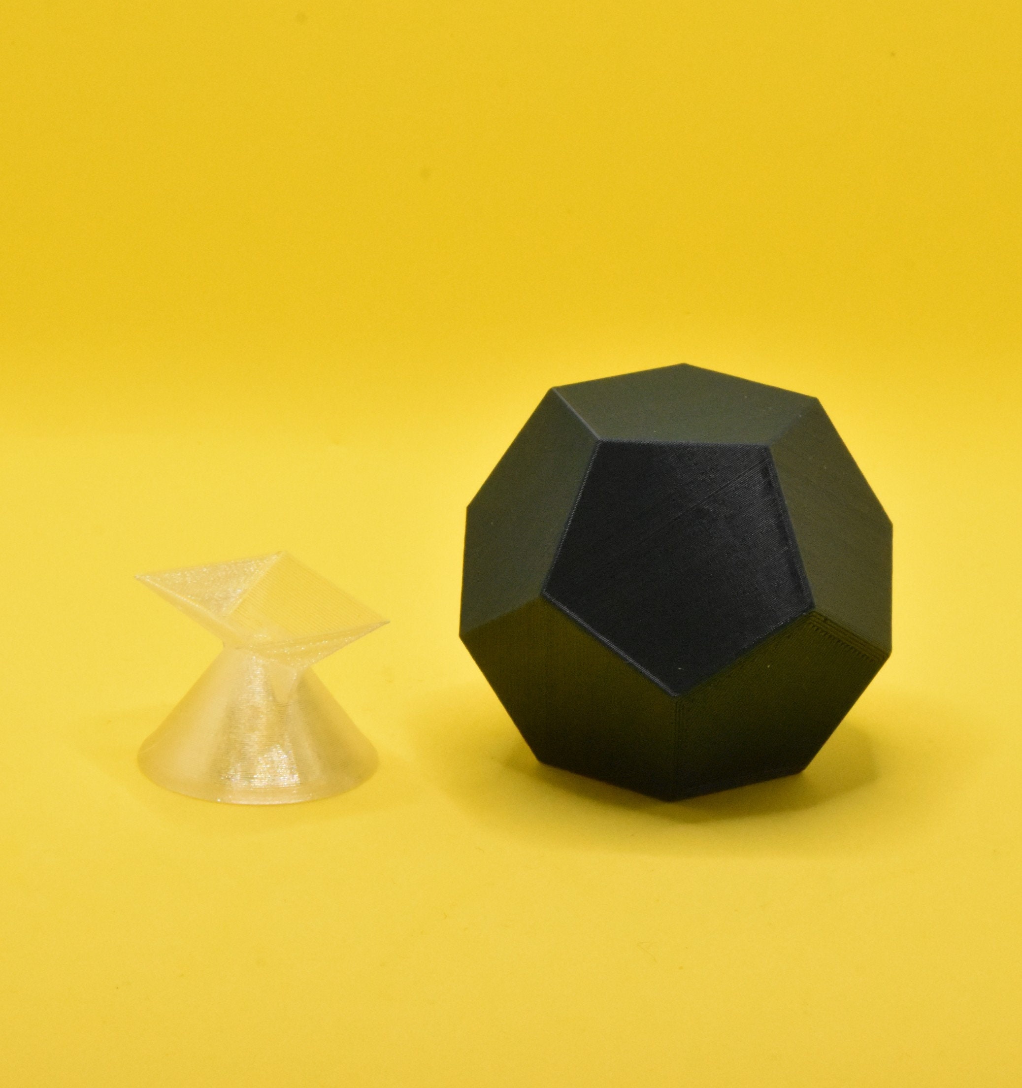 Dodecahedron With Display Stand - Platonic Solid Model - Pentagonal ...