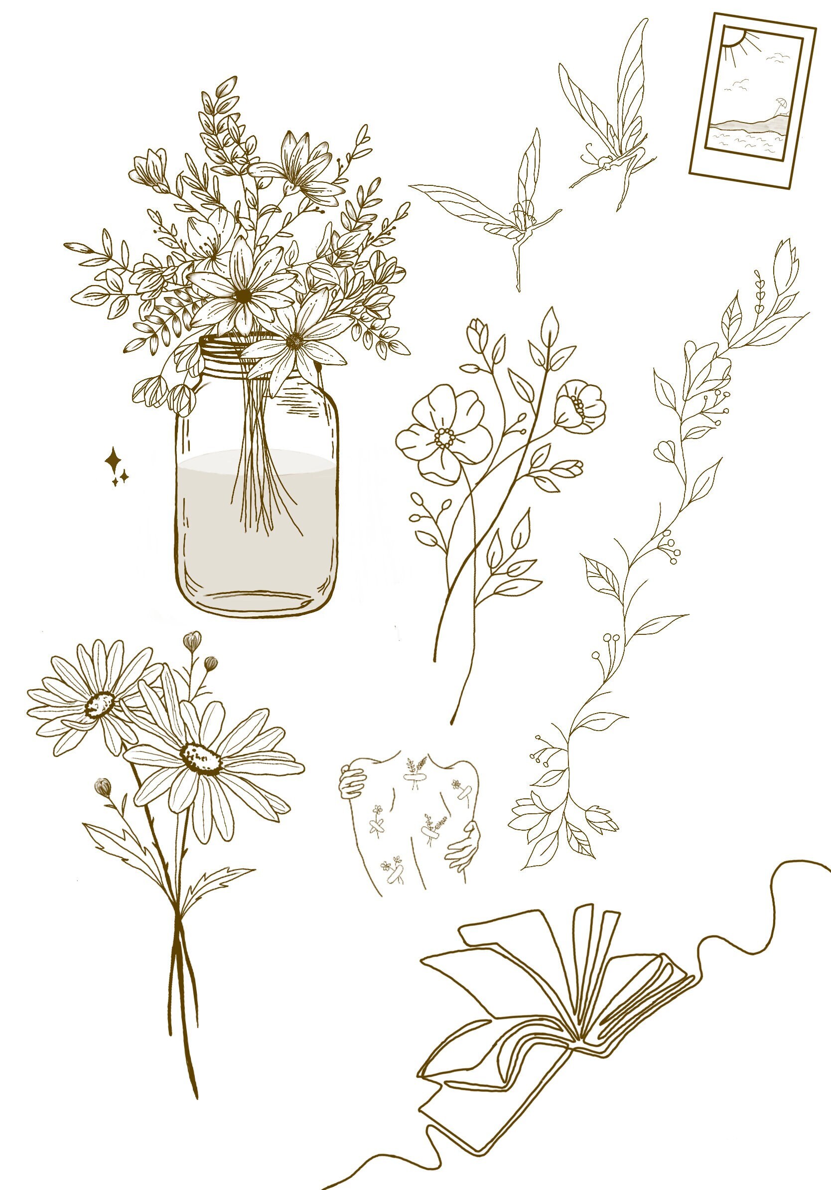 Custom Sketch; Tattoo Design; - Etsy