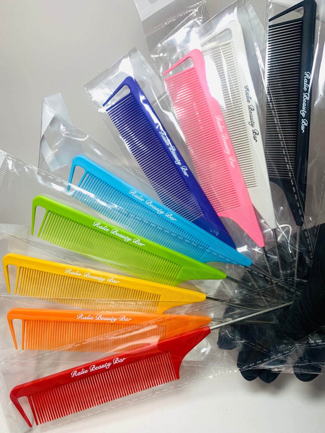 Rat Tail Comb. Parting Comb - Etsy