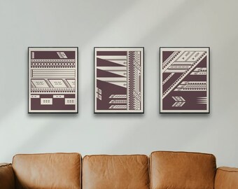 Polynesian Wall Art Samoan Tattoo Design Pacific Tribal Art Digital ...