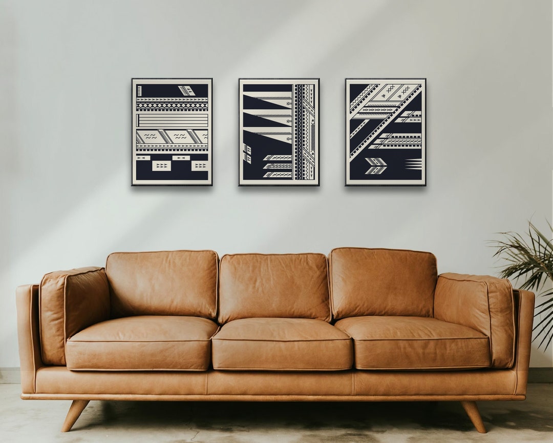 Polynesian Wall Art Samoan Tattoo Design Pacific Tribal Art Digital ...