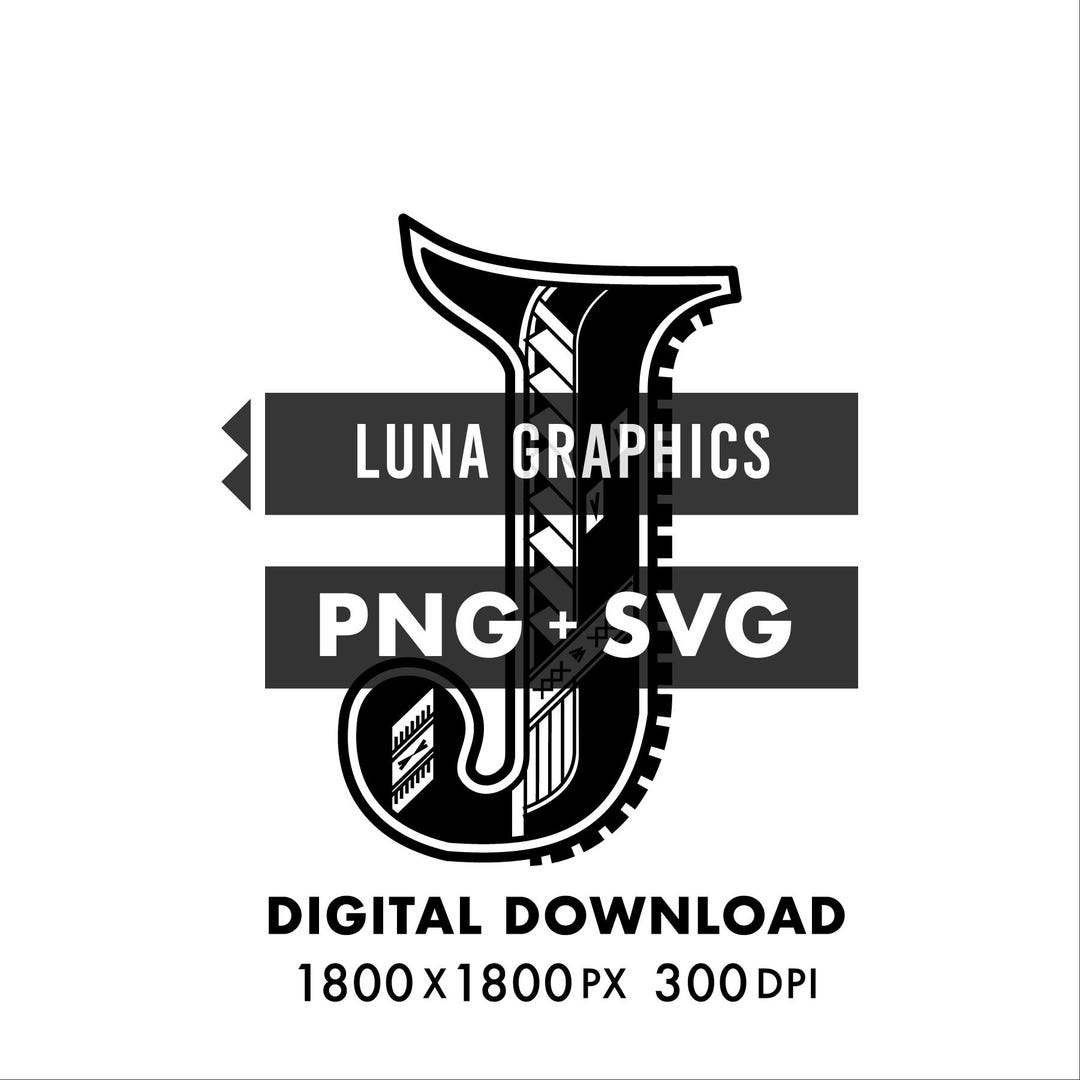 Samoan Letter J Polynesian Wall Art Samoan Tattoo Design Pacific Tribal ...