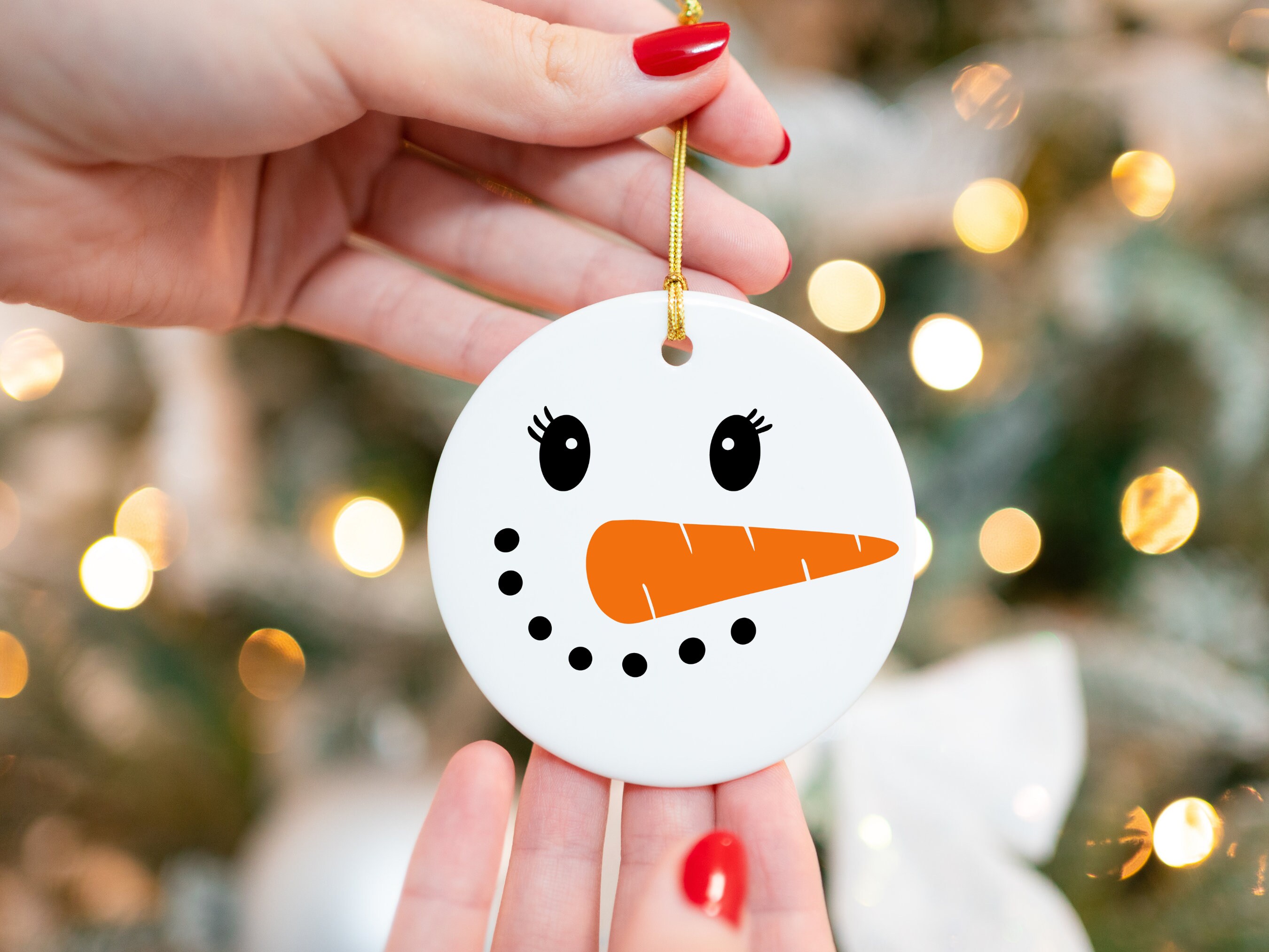 Cute Snowman Face With Eyelashes Svg, Snowman Clipart Svg, Snowman ...