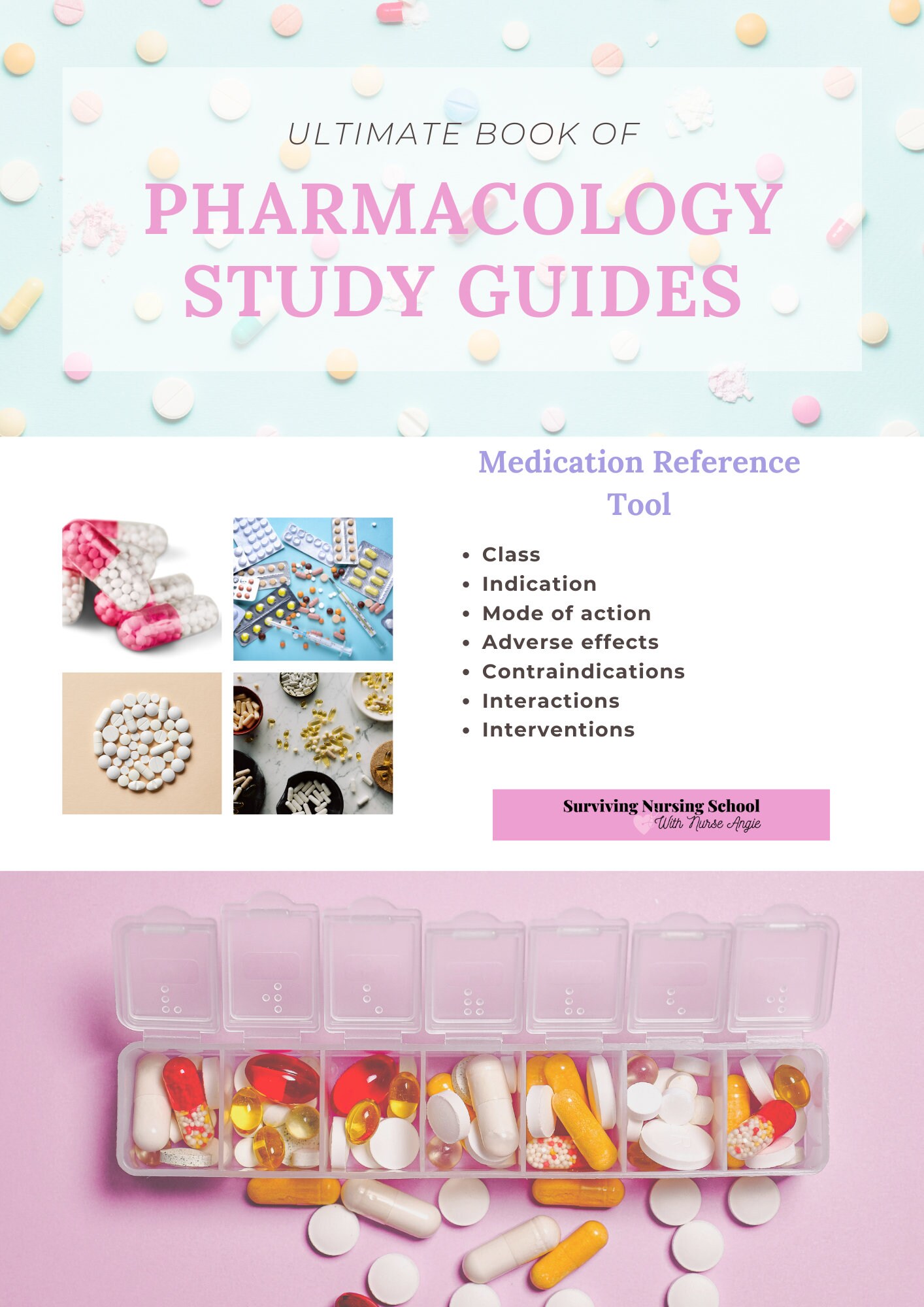 Pharmacology Study Guides for Nursing School - Etsy