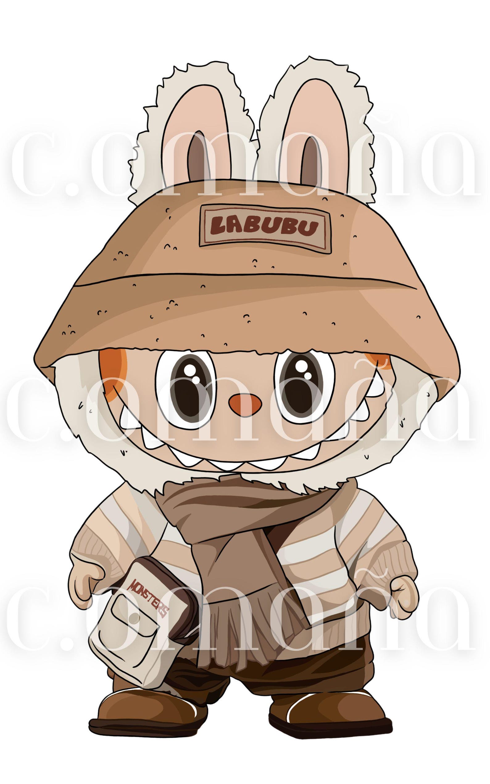 Labubu Sticker/clipart/drawing/design - Etsy
