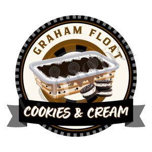 Graham Sticker graham Float / Graham in Tub Logo - Etsy