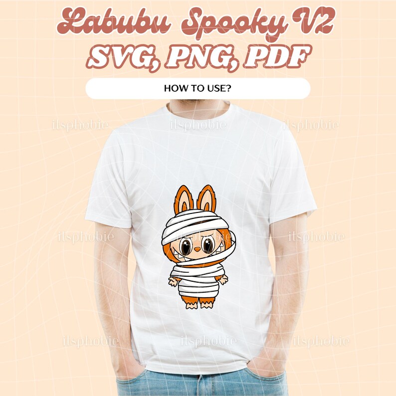 Labubu Halloween Clipart PNG SVG Bundle, the Wicked Spooky Monster ...