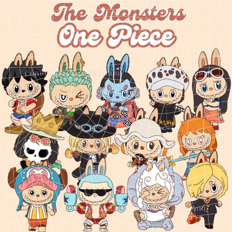 Labubu Outline File - Etsy