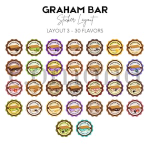 Graham Bar Sticker/logo Layout - Etsy