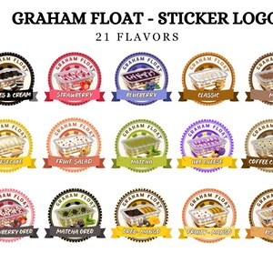 Graham Sticker graham Float / Graham in Tub Logo - Etsy