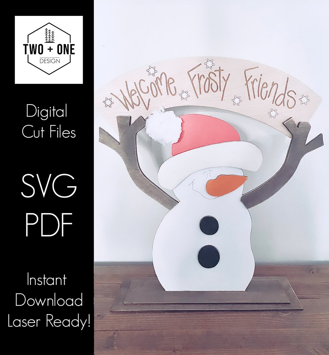 Snowman SVG Snowman Laser Cut File Glowforge Snowman - Etsy