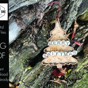 Merry Swiftmas Tree Ornament | Laser File | SVG - Etsy