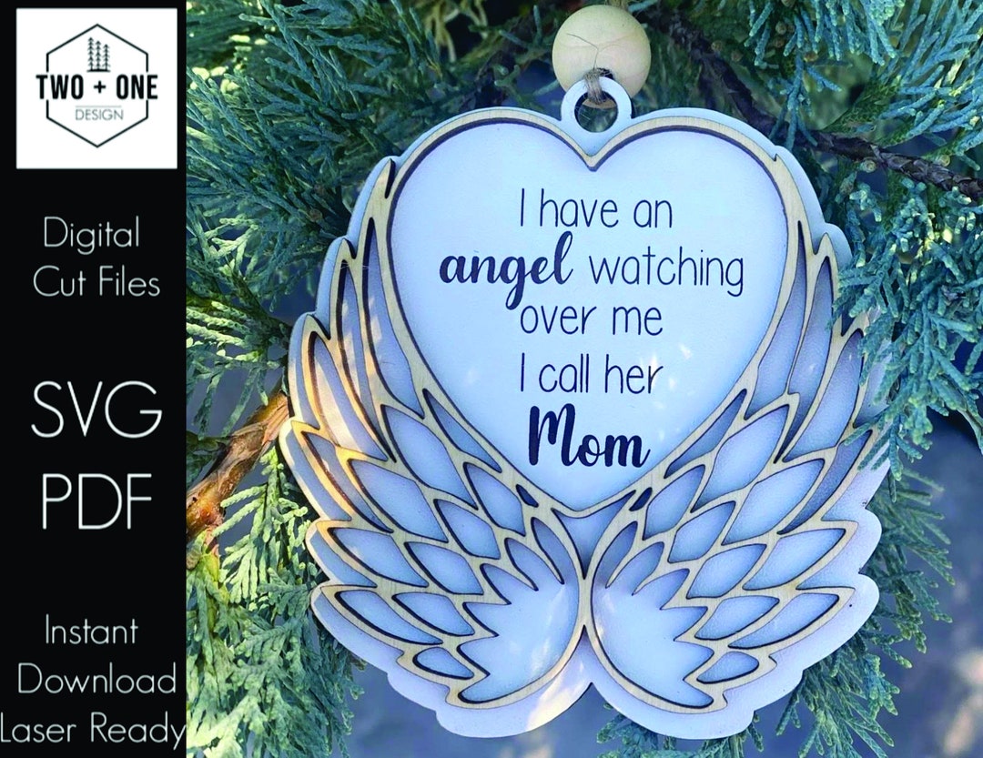 Angel Ornament | Memorial | SVG | Loved One - Etsy