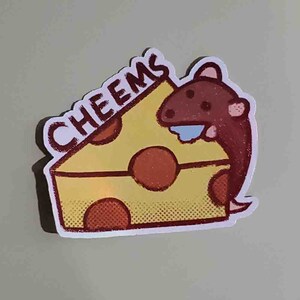 RAT Stickers | Waterproof Holographic Stickers, Rat Sticker, Derpy ...