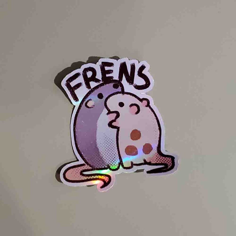 RAT Stickers Waterproof Holographic Stickers Rat Sticker - Etsy