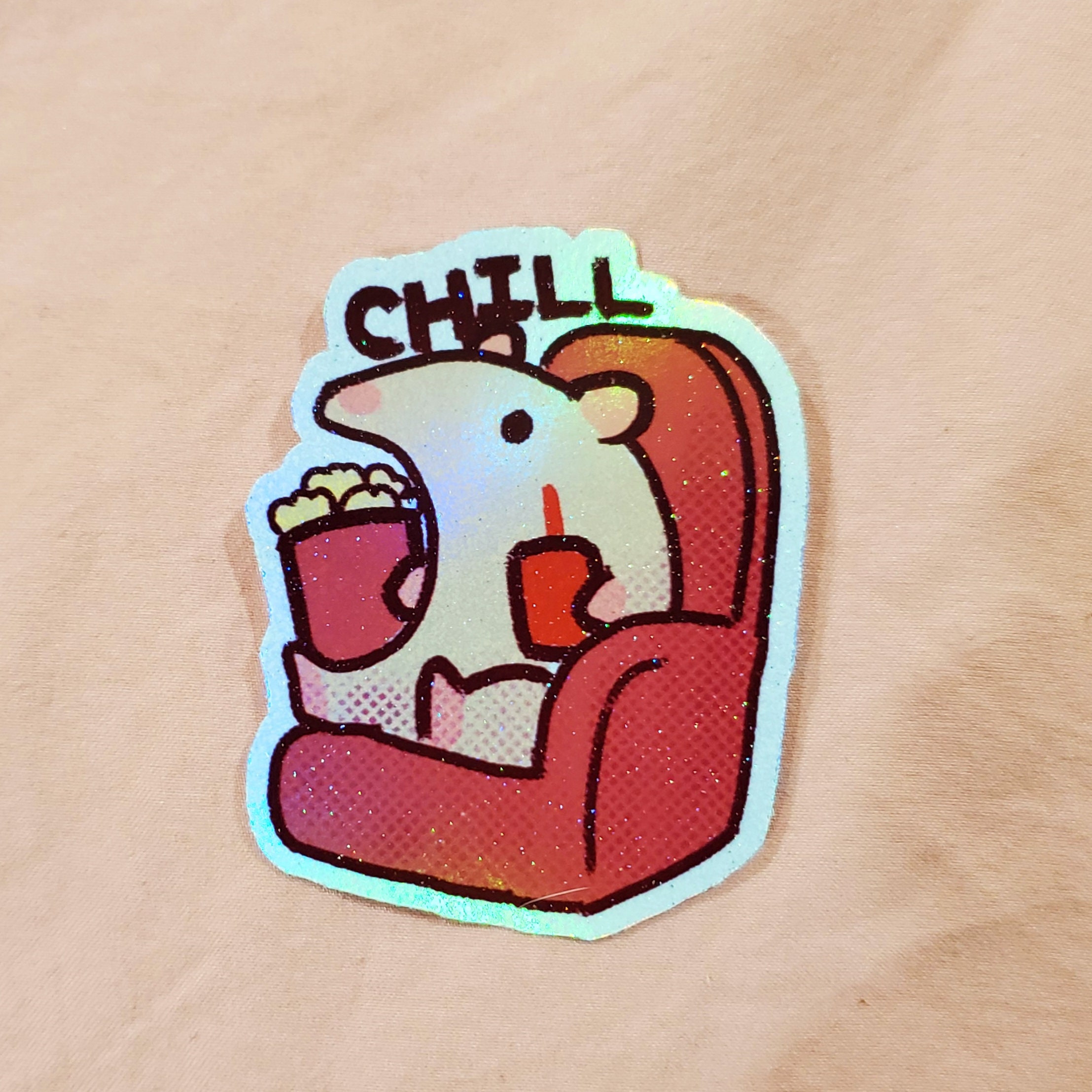 RAT Stickers 2 Waterproof Holographic Stickers Rat Sticker - Etsy