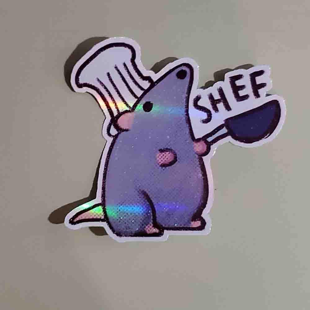 RAT Stickers Waterproof Holographic Stickers Rat Sticker - Etsy