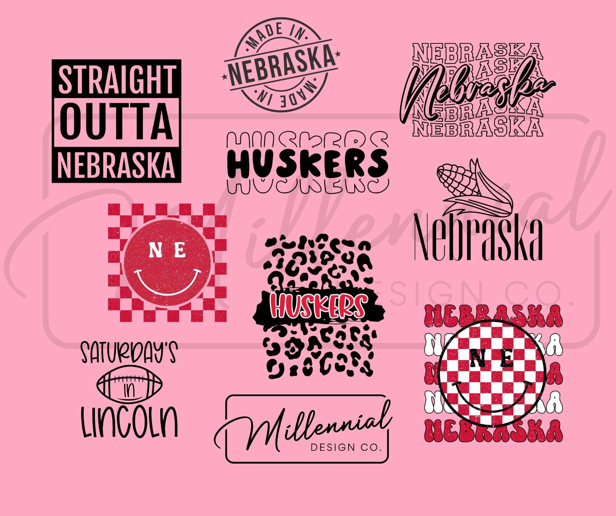 The Nebraska Bundle | Cornhuskers | Decal | PNG | Cricut Cut File ...