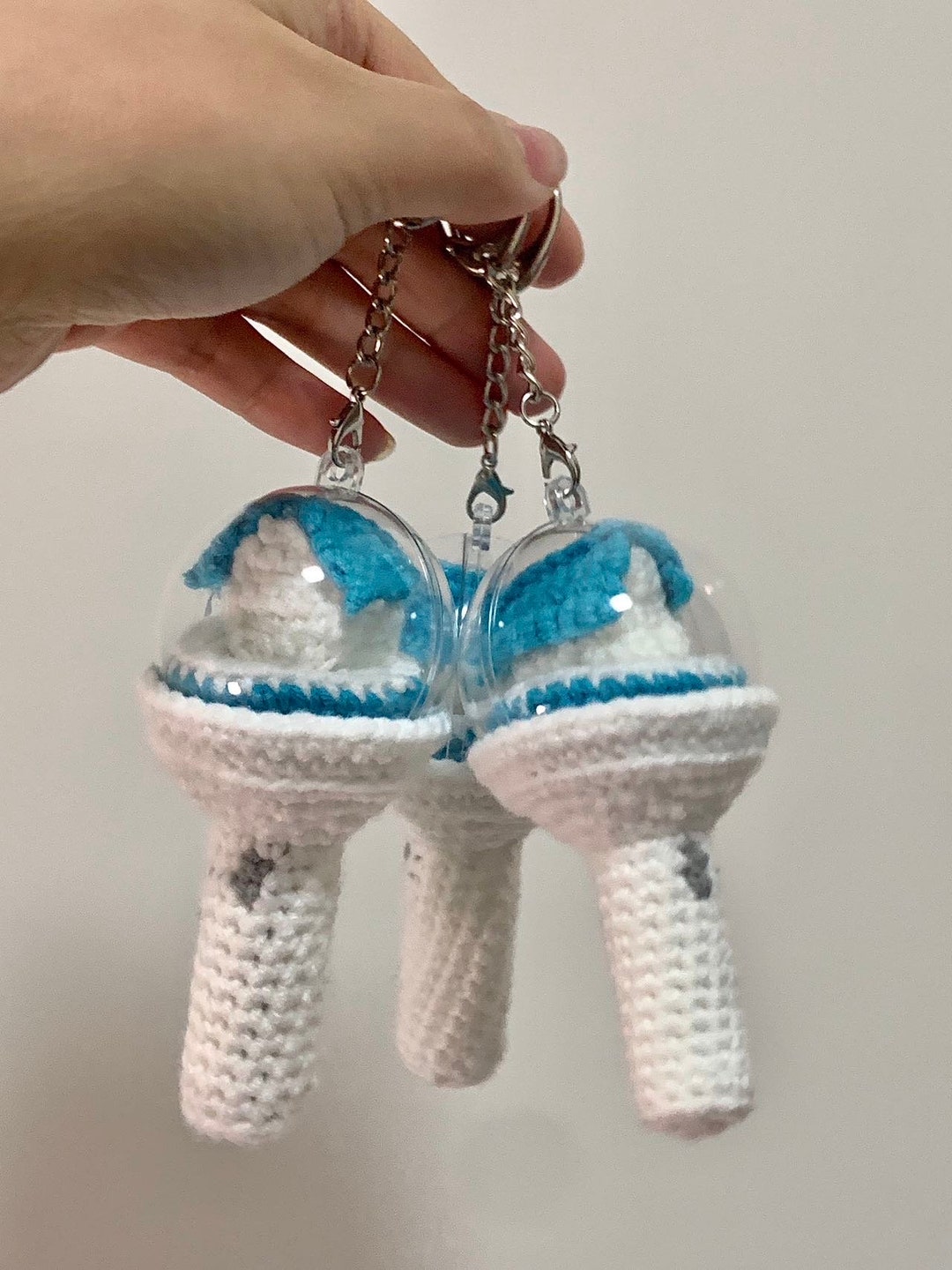 Custom Crochet K-pop Lightstick Bow Keychain | Light Stick Decorative ...
