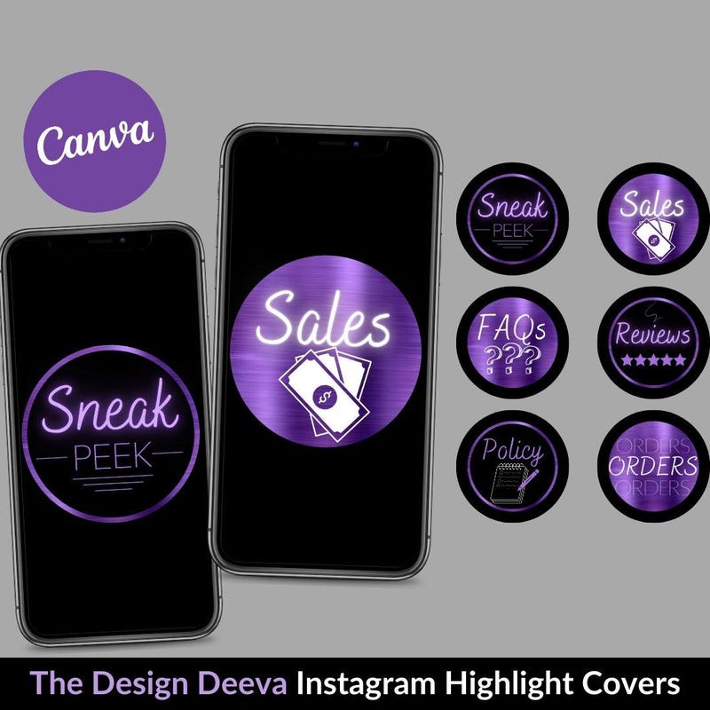 Highlight Covers - Etsy