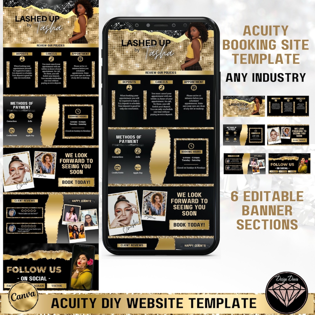 Acuity Booking Site | Acuity Banners | Acuity Beauty Pros | DIY Acuity ...