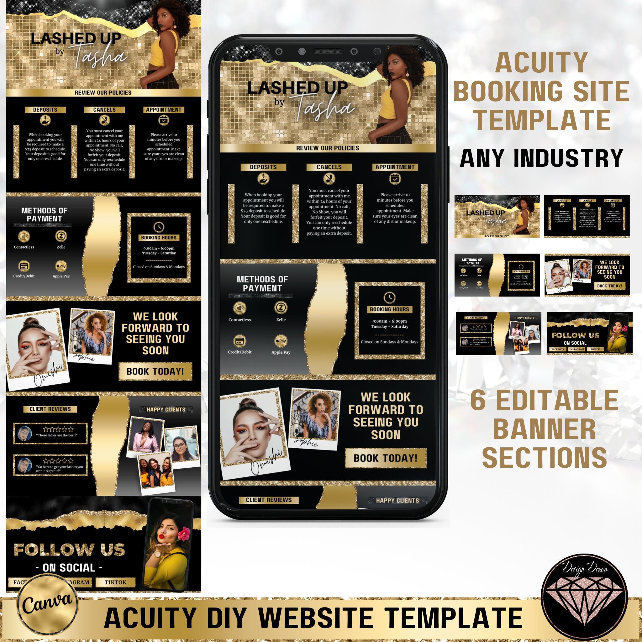 Acuity Booking Site | Acuity Banners | Acuity Beauty Pros | DIY Acuity ...