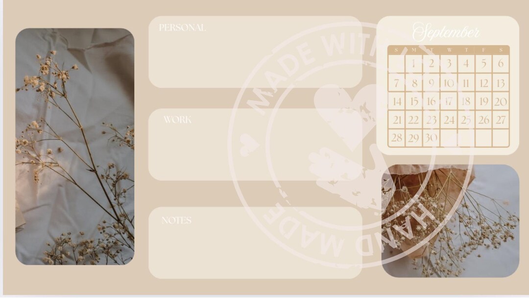 Editable Desktop Wallpaper Template | Canva Digital Download ...