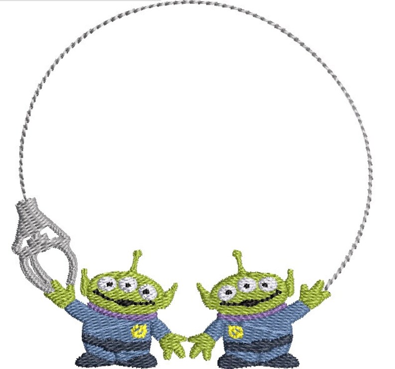 Alien Toy Story Embroidery, the Claw Toy Story Embroidery File, Buzz ...