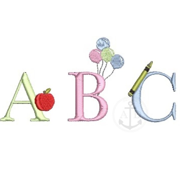 Abc Embroidery - Etsy