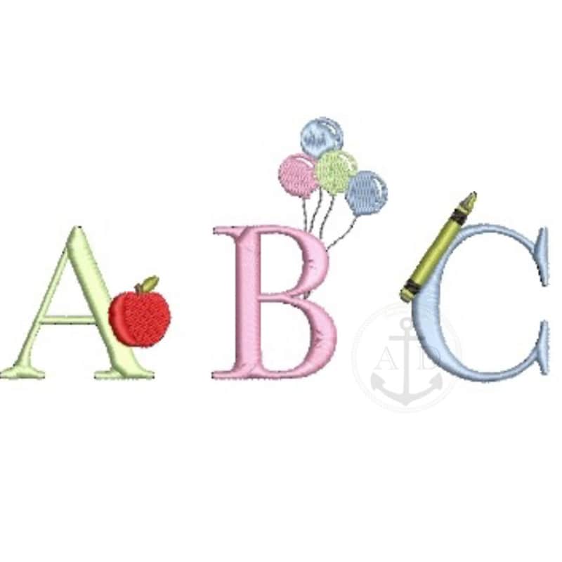 Abc Embroidery - Etsy