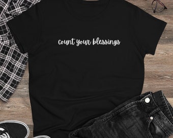 Count Your Blessing Shirt - Etsy