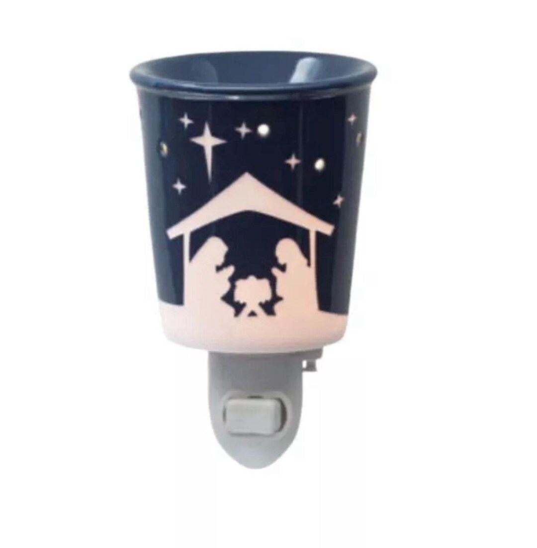 SCENTSY Silent Night Nativity Scene Plug in Wax Warmer Christmas ...