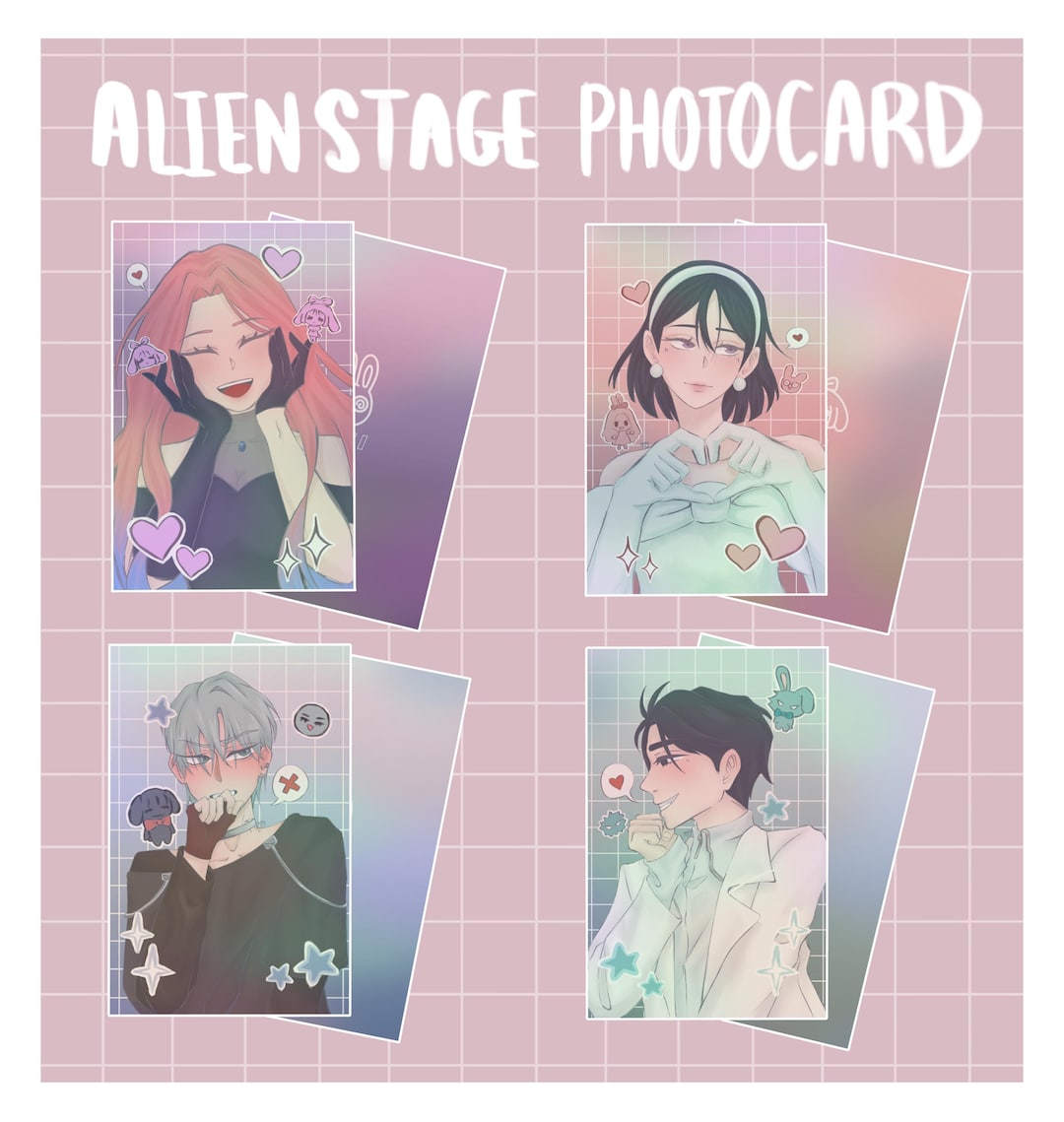 Alien Stage Photocard | Mizi/sua/ivan/till - Etsy