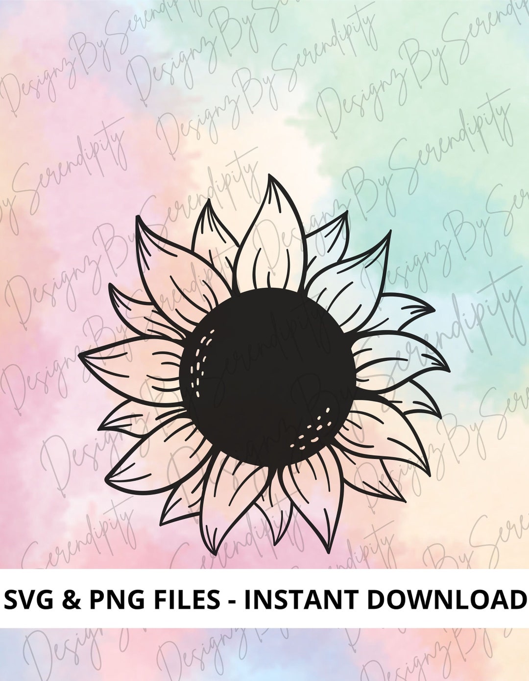 Sun Flower Png Sunflower Ssg Svg File for Cricut Floral - Etsy Canada