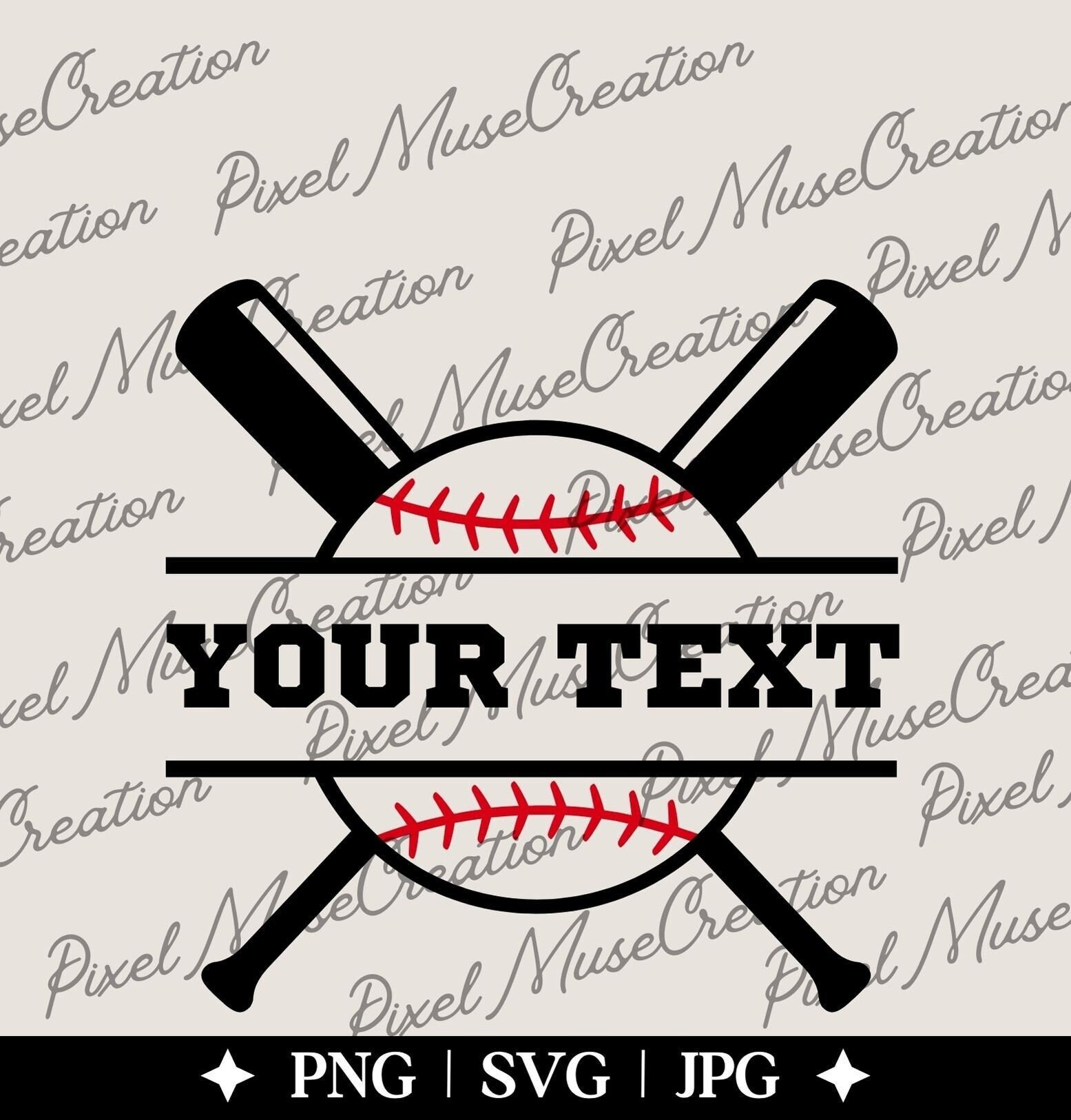 Custom Baseball SVG, Baseball Name SVG, Printable Baseball PNG ...