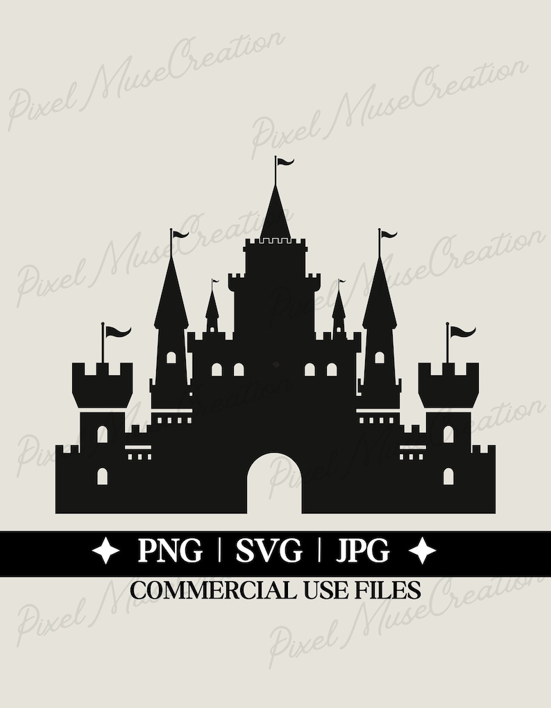 Magic Kingdom Castle Svg, Cricut Silhouette, Believe in Magic Svg Files ...