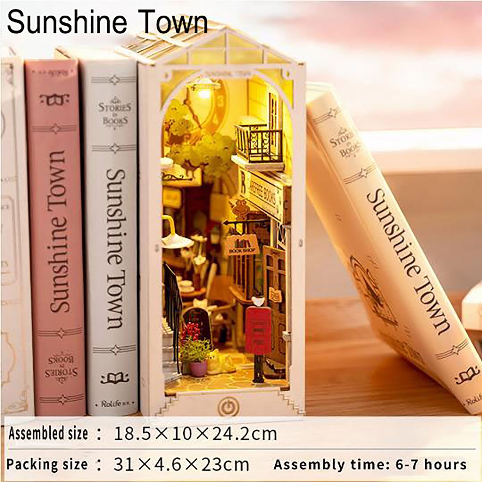 DIY Book Nook Miniatures Shelf Insert Bookend Dollhouse Model - Etsy