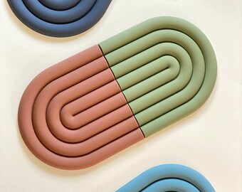 Silicone Coasters Rainbow - Etsy