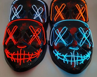 Purge Neon Mask - Etsy
