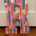 Color Crazy Letter - Etsy