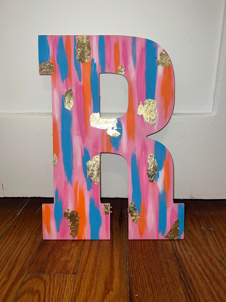 Color Crazy Letter - Etsy