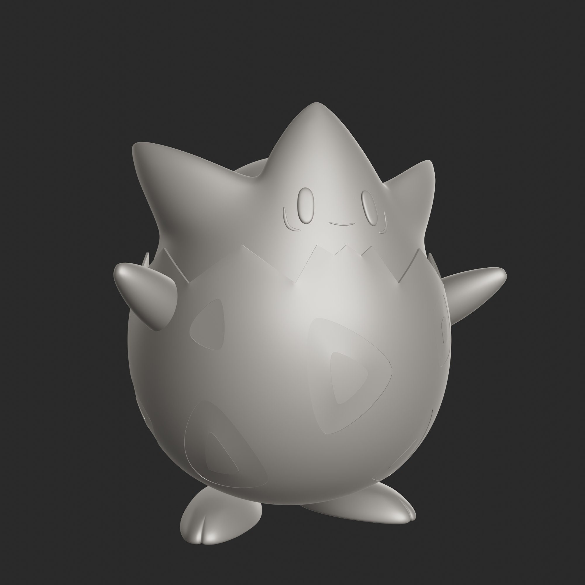 Togepi 3D Print STL Files - Etsy