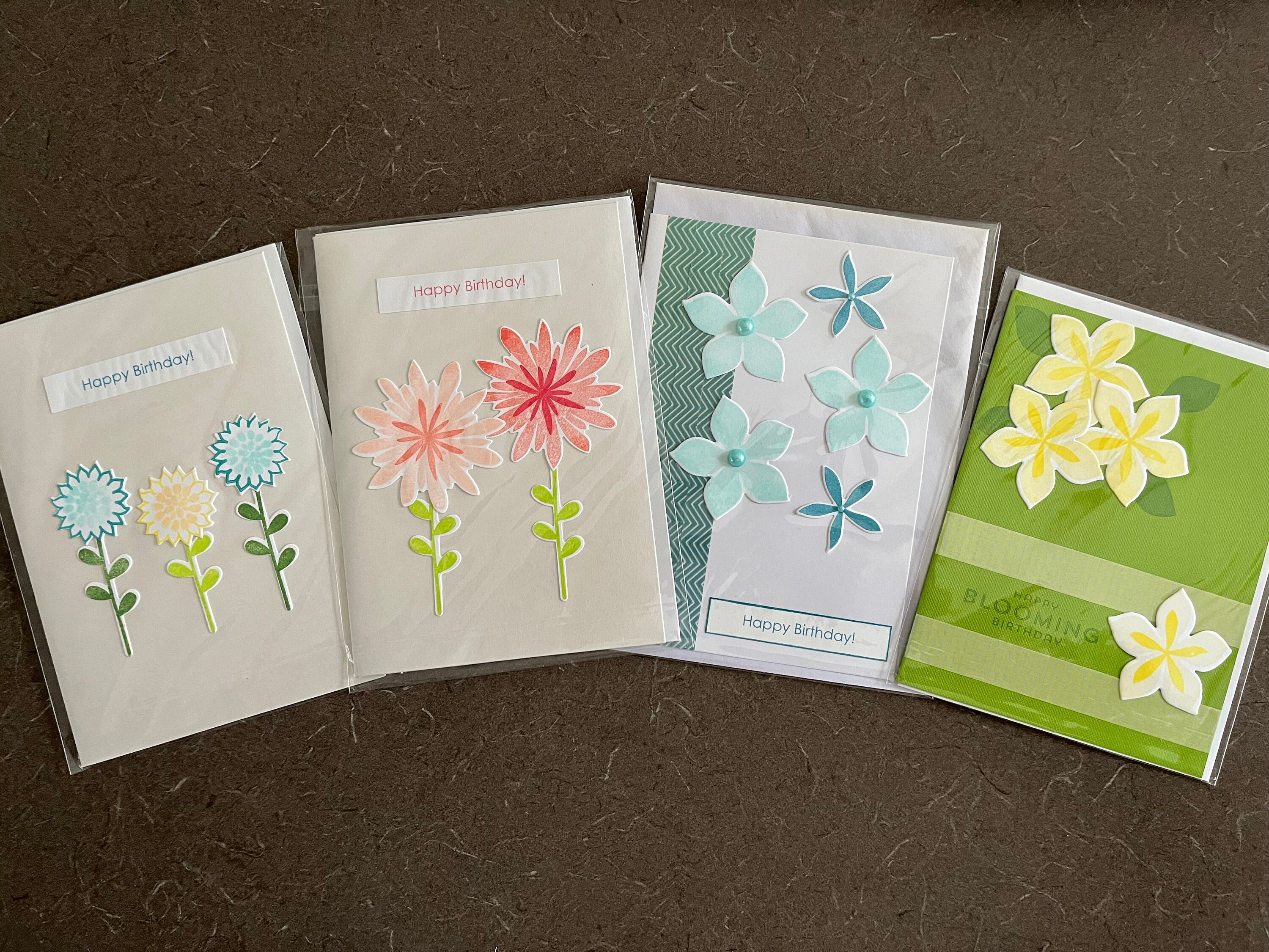 Handmade 'blooming' Birthday Cards - Etsy