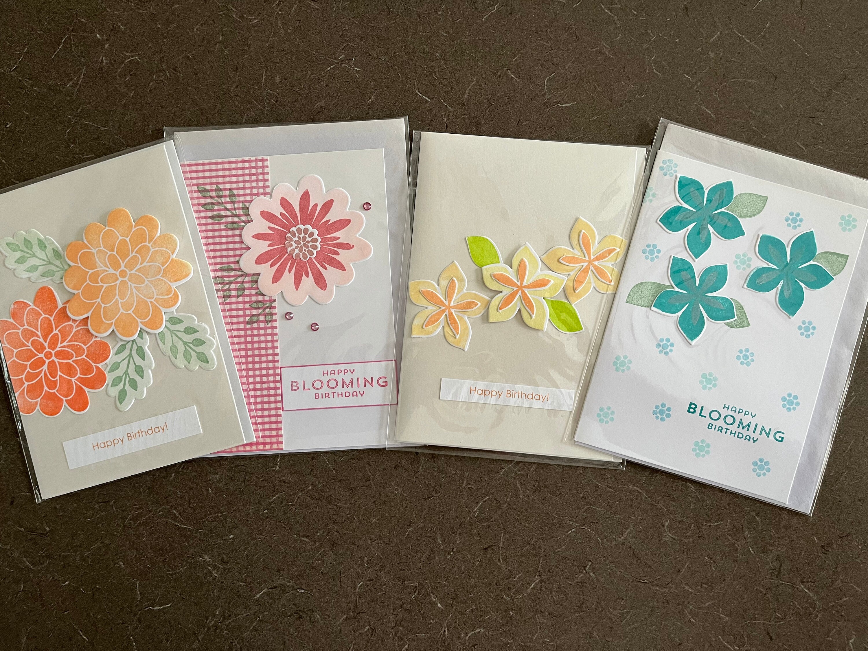Handmade 'blooming' Birthday Cards - Etsy