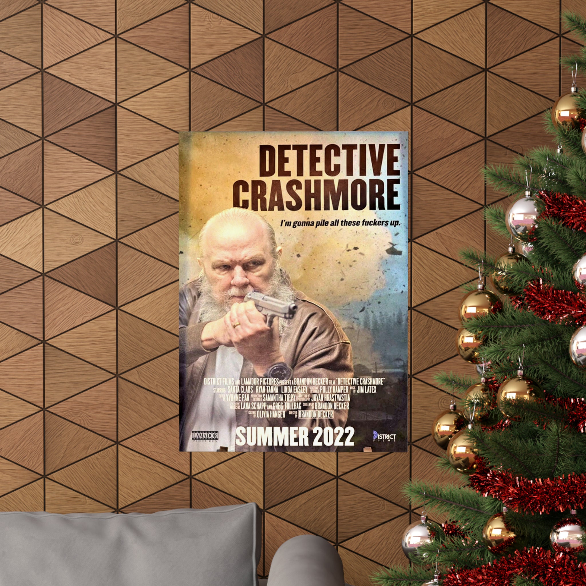 Detective Crashmore Movie Poster (ITYSL) - Etsy