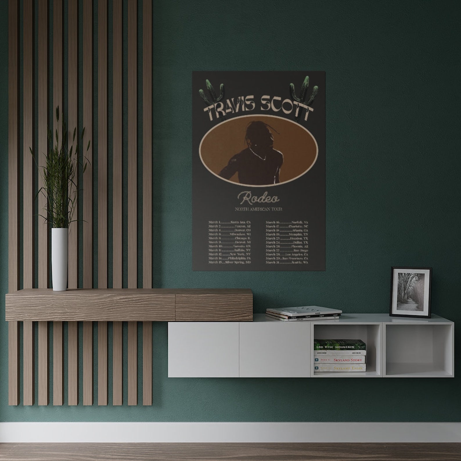 Travis Scott - Rodeo Tour Poster (original Wall Print) Museum Quality ...