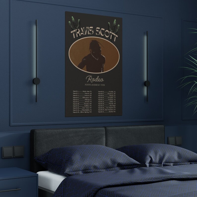 Travis Scott - Rodeo Tour Poster (original Wall Print) Museum Quality ...