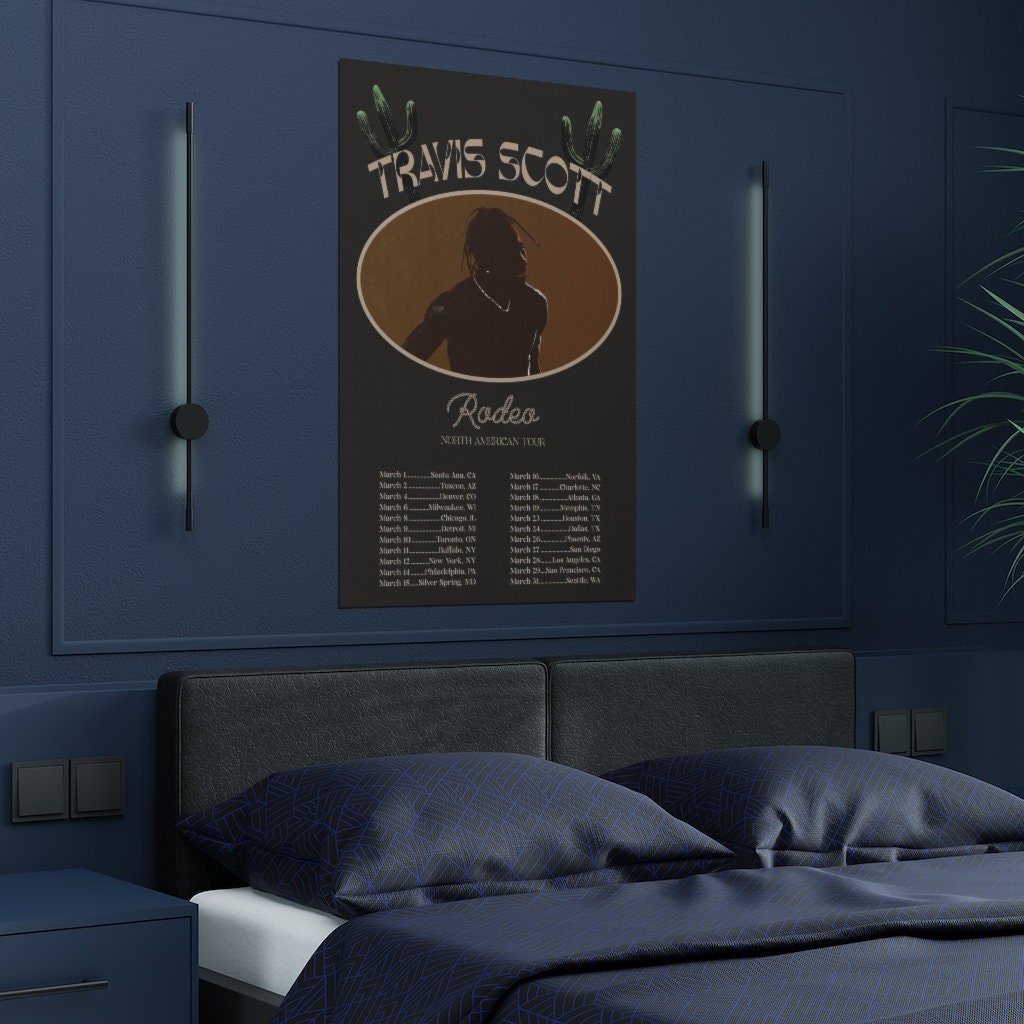 Travis Scott Rodeo Tour Poster original Wall Print Museum Quality - Etsy